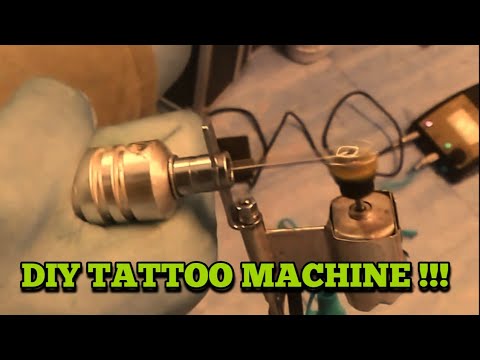 Homemade tattoo machine - YouTube