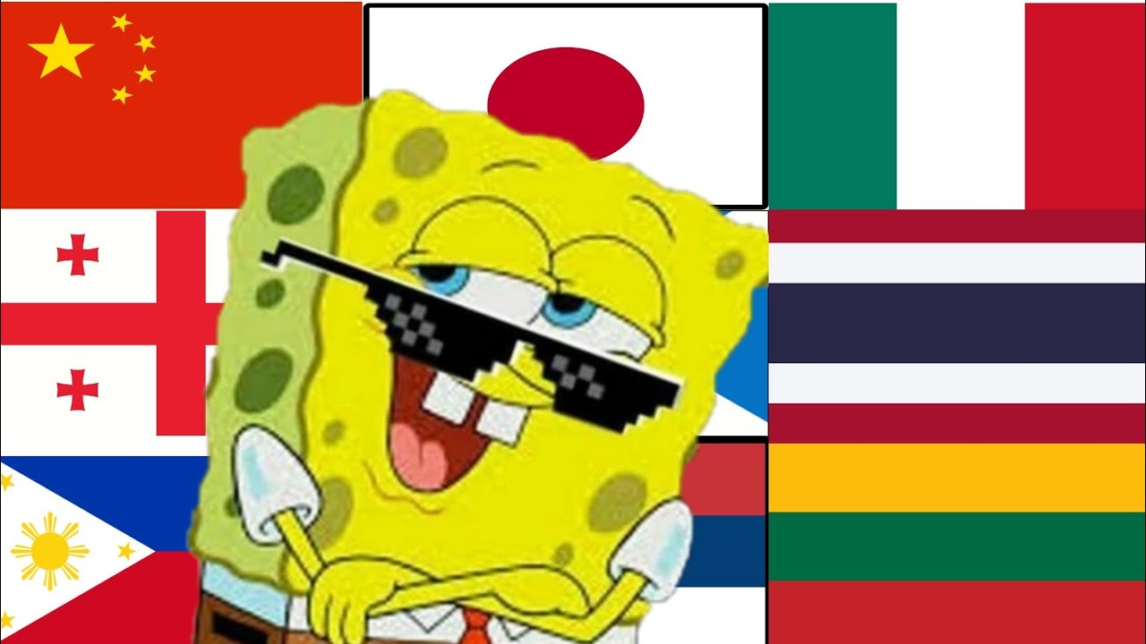 SpongeBob in differnt languages memes pokapoka#googletranslat - YouTube