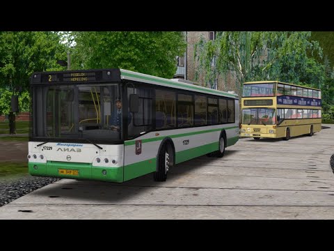 Omsi 2 : Map Moges : Route 2 on Liaz 5292.22 02 - YouTube