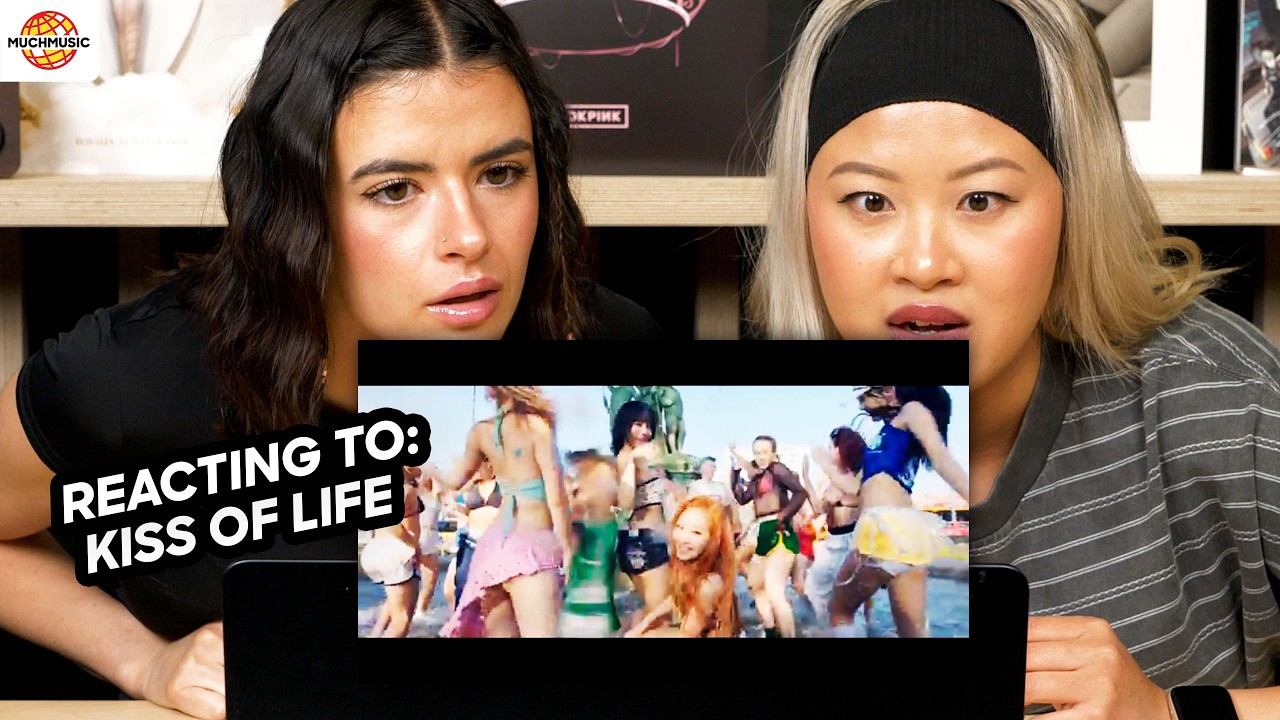 REACTING TO KISS OF LIFE 'STICKY' MV: Song of the Summer?! - YouTube