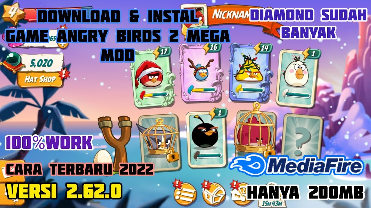 TUTORIAL CARA DOWNLOAD & INSTAL GAME ANGRY BIRDS 2 MEGA MOD DI ANDROID ...