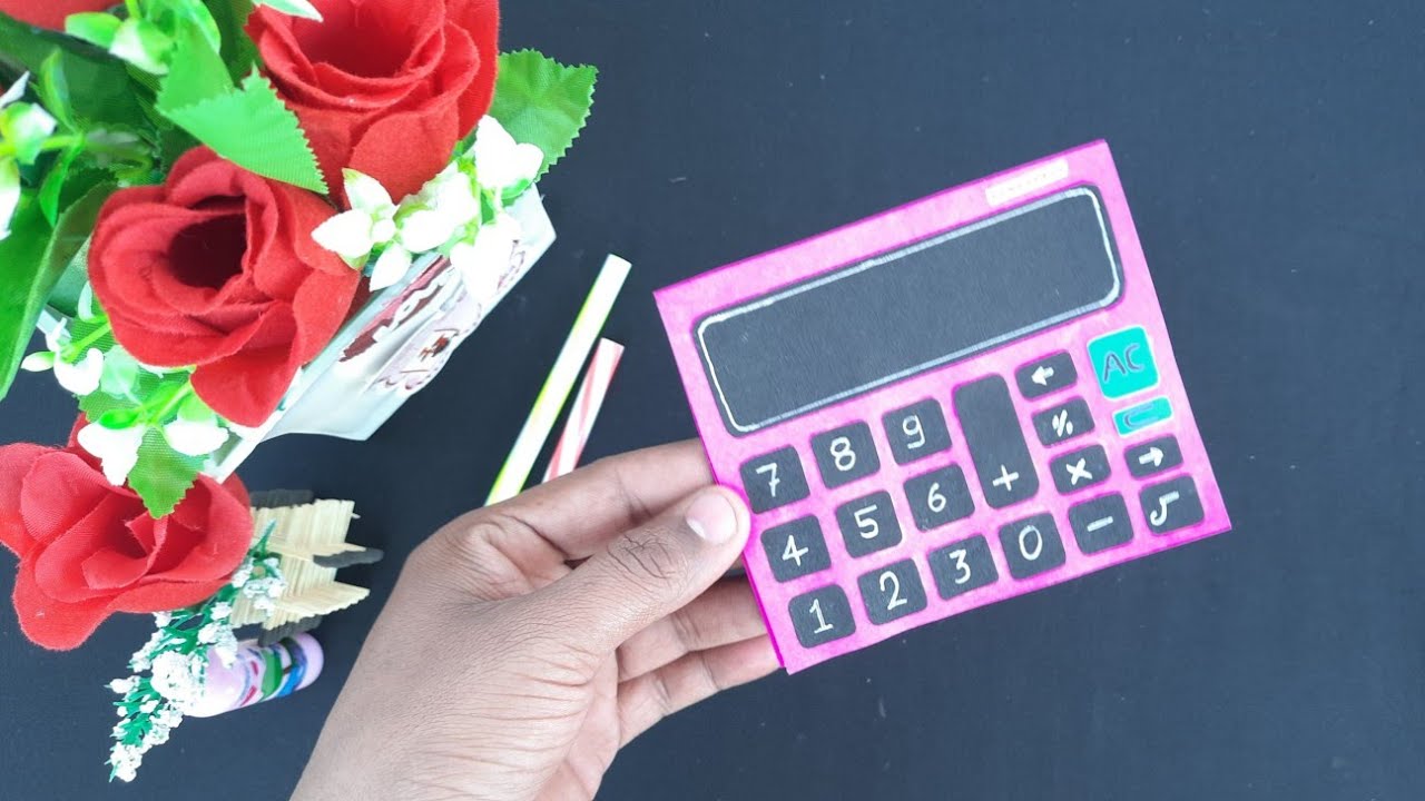 Paper Calculator Banane Ka Tarika / screen touch calculator / origami ...