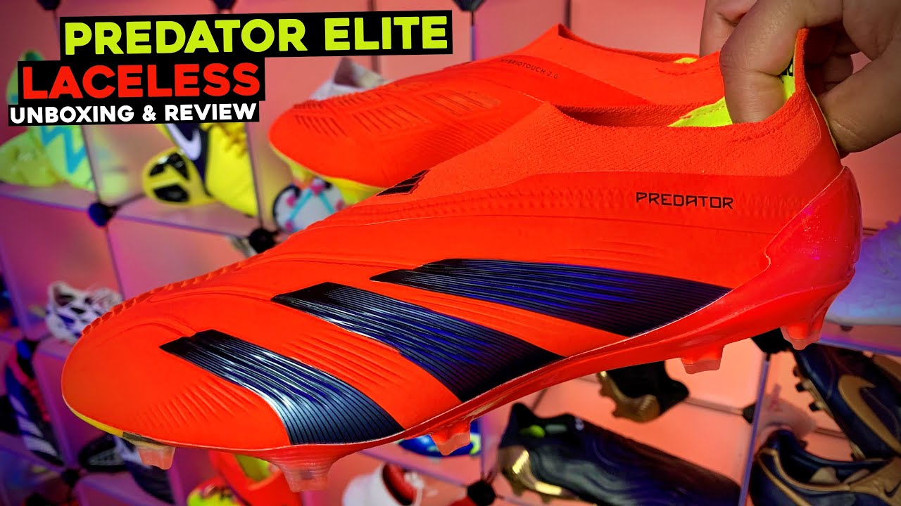 adidas PREDATOR Elite Laceless | Unboxing & Review - YouTube