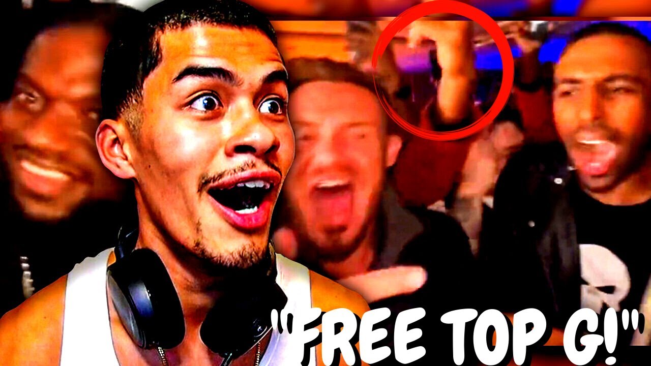 SNEAKO & Friends Chant "FREE TOP G" At Yacht Party... - YouTube