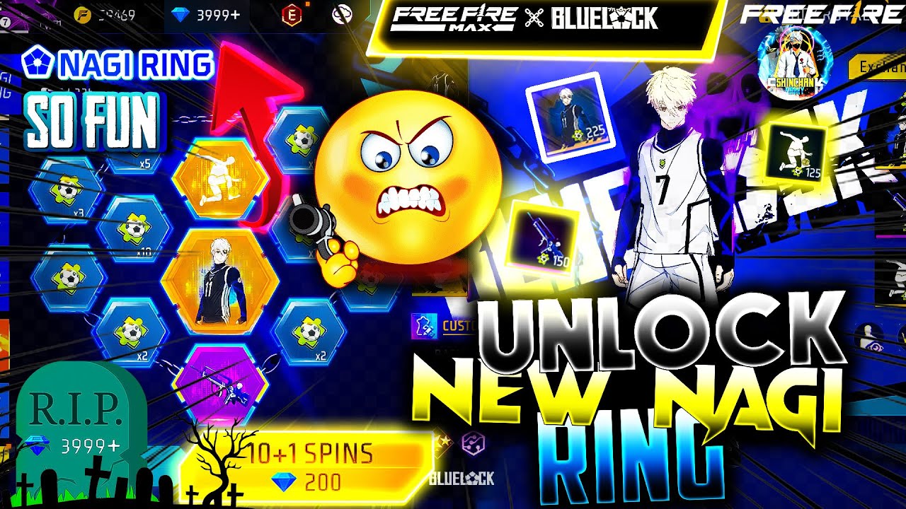 Free Fire x Blue Lock: Nagi Ring Bundle Event - YouTube