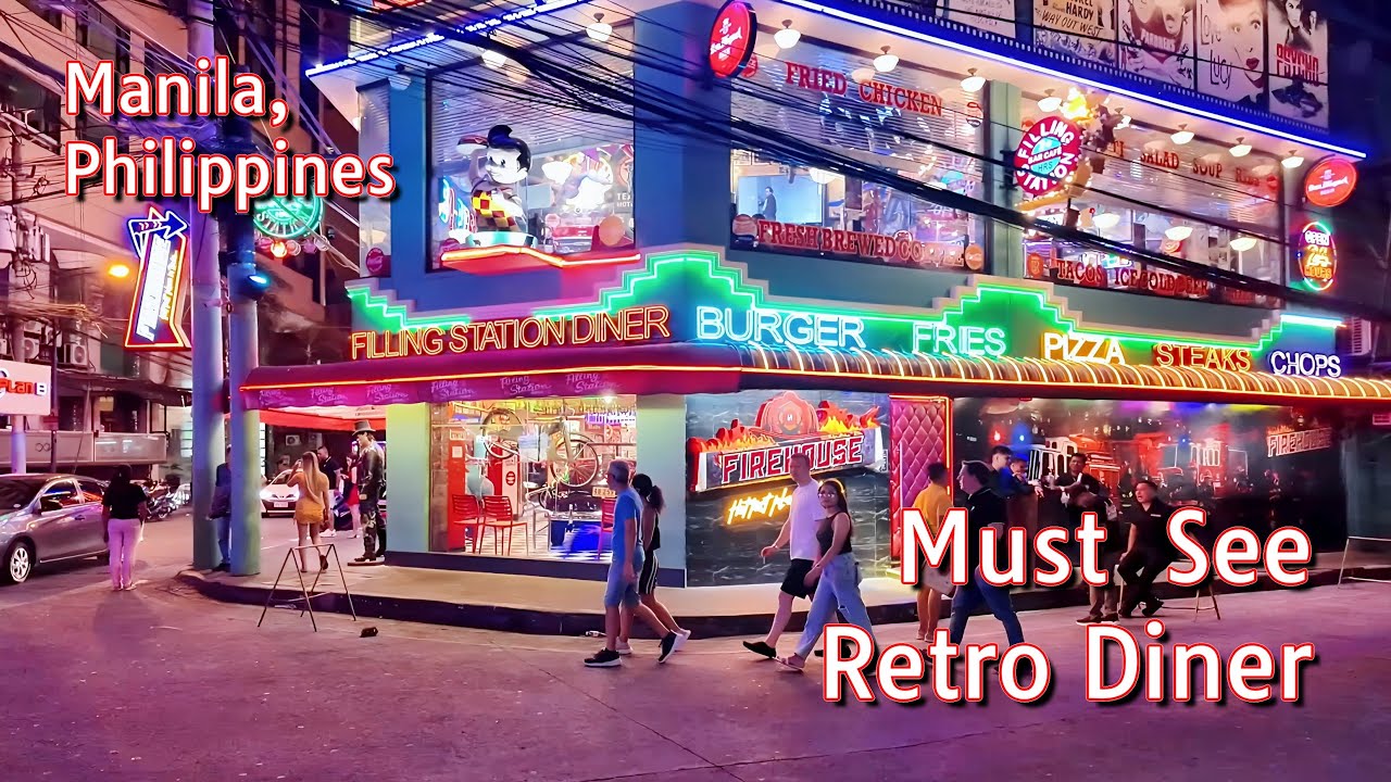 DISCOVER Filling Station Diner in Manila Philippines! - YouTube