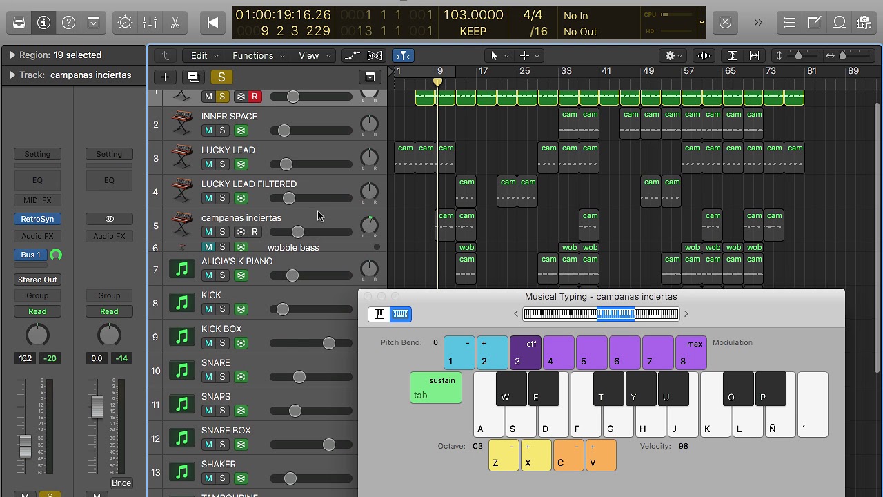 COMO HACER UN PAD SENCILLO CON LOGIC PRO RETRO SYNTH - YouTube