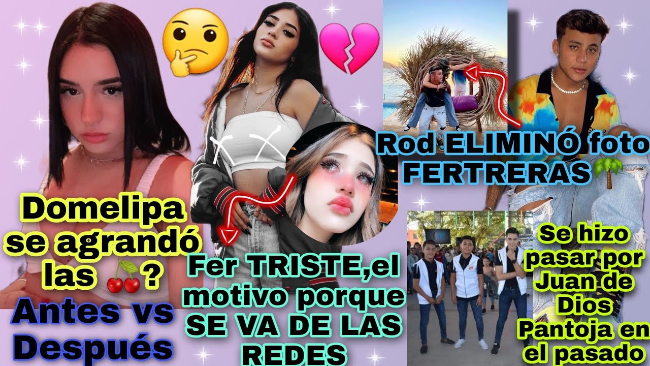 La operación de Domelipa🍒Iamferv se va de las redes😔Rod borra foto ...