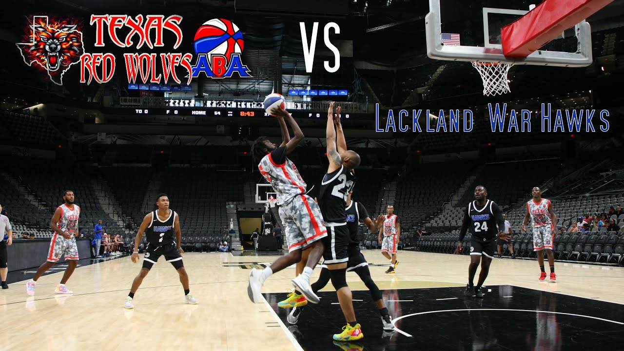 Texas Red Wolves Pre-season game 1 at the AT&T Center in San Antonio ...