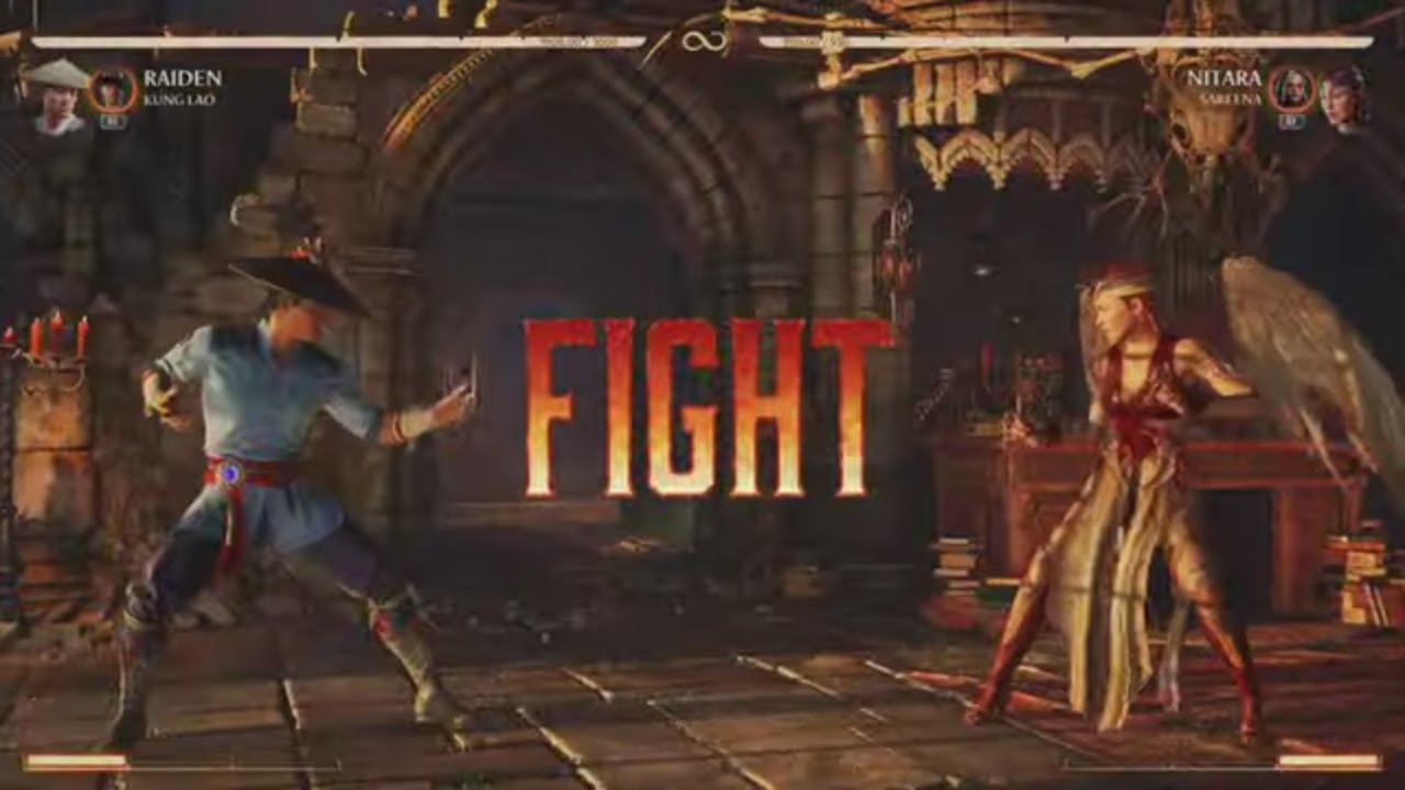 Mortal Kombat 1 Raiden VS Nitara 1 VS 1 Fight - YouTube