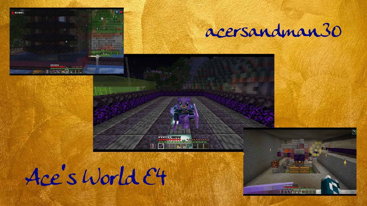 Ace's World E4, Creeper farm upgrade and moss farm build! - YouTube