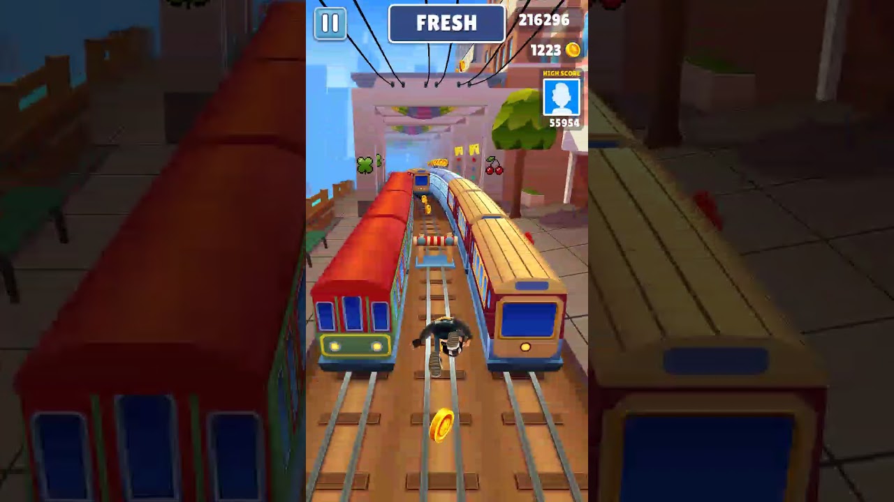IN Subway surfers complete 2 word hunt in 1 run - YouTube