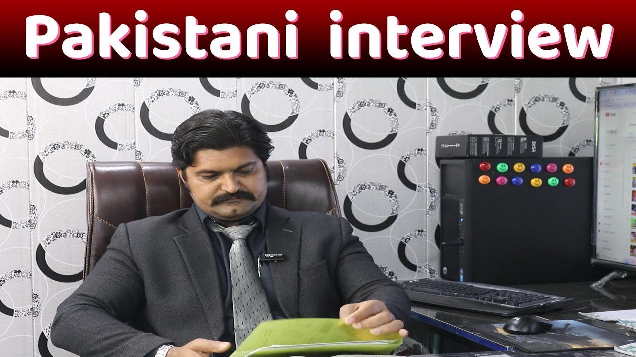 Pakistani Interview | Funny Video | Moral Video Story - YouTube