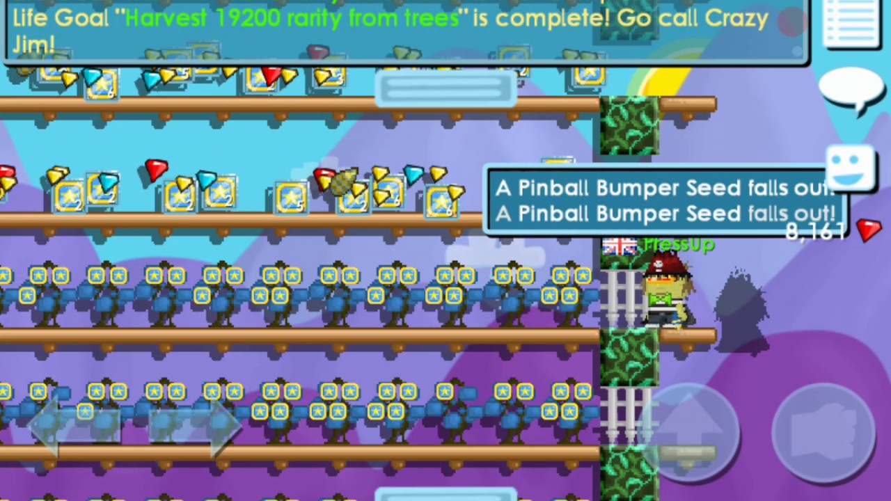 Harvesting 600++ pinball trees - YouTube