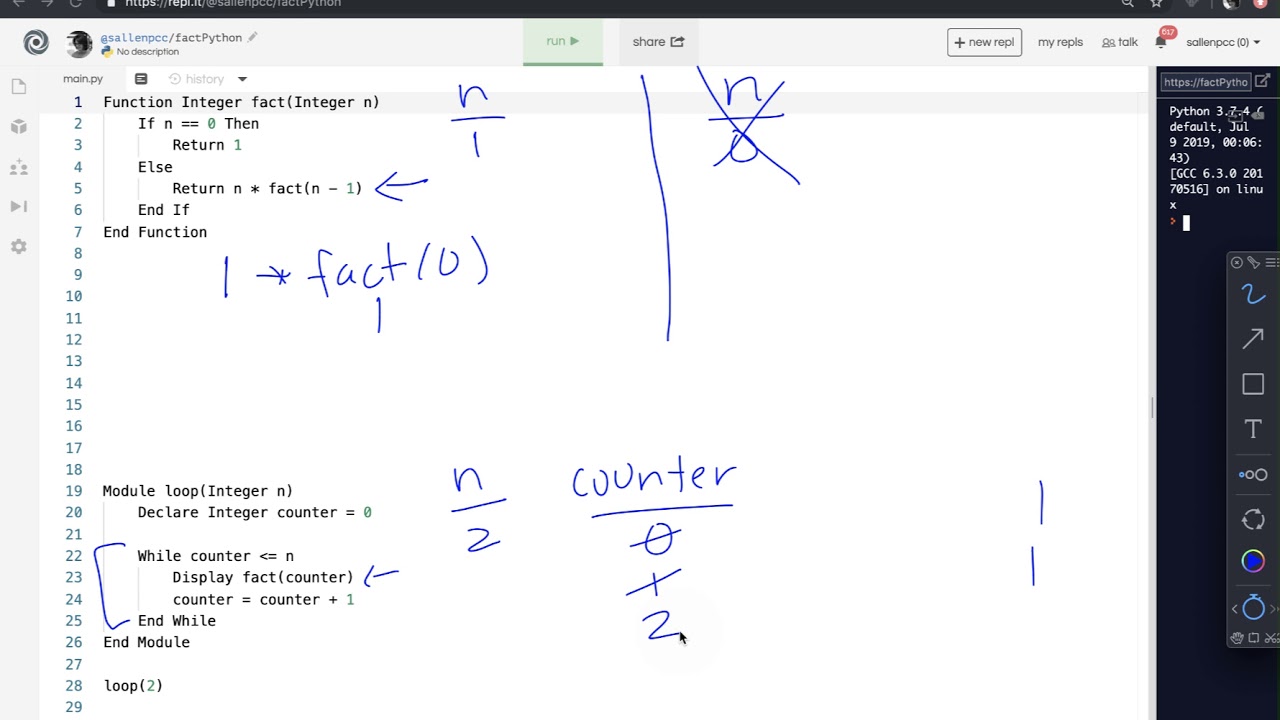15 Recursion Pseudocode Youtube
