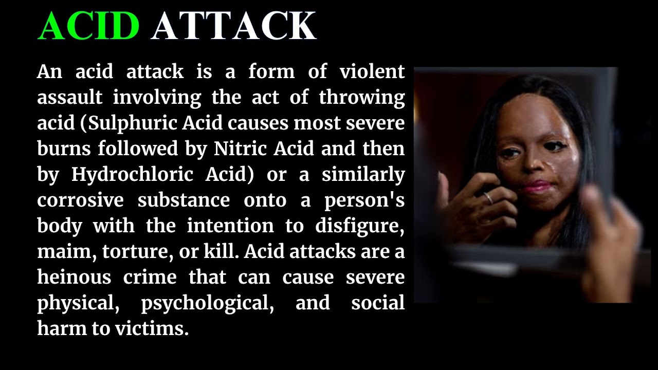 Acid Attack in India | Punishment for Acid Attack in India | Real Cases ...