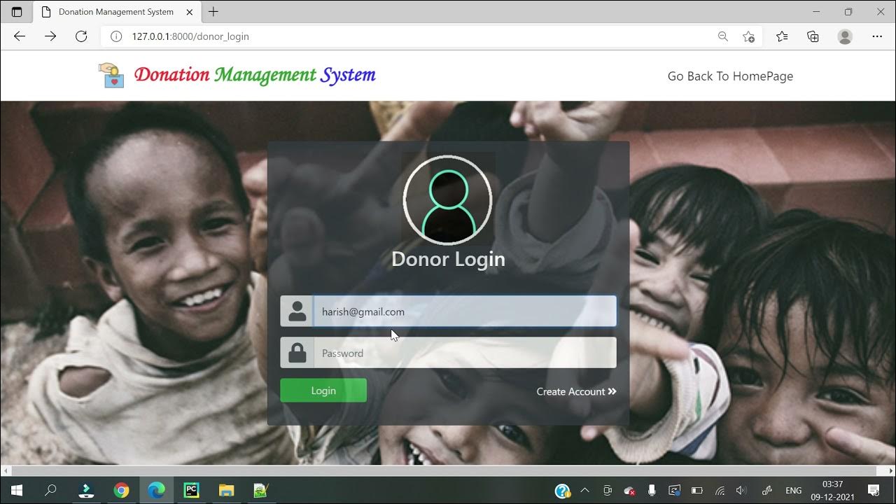 #12 Python Django Project || Donation Management System || Hindi - YouTube