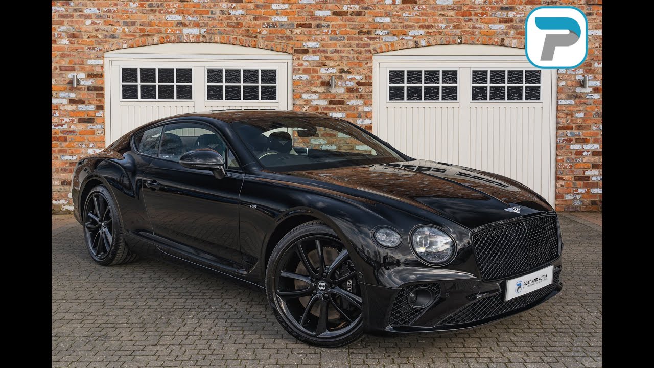 2020/70 BENTLEY CONTINENTAL GT 4.0 V8 IN BELUGA SOLID WITH MAIN HIDE IN ...