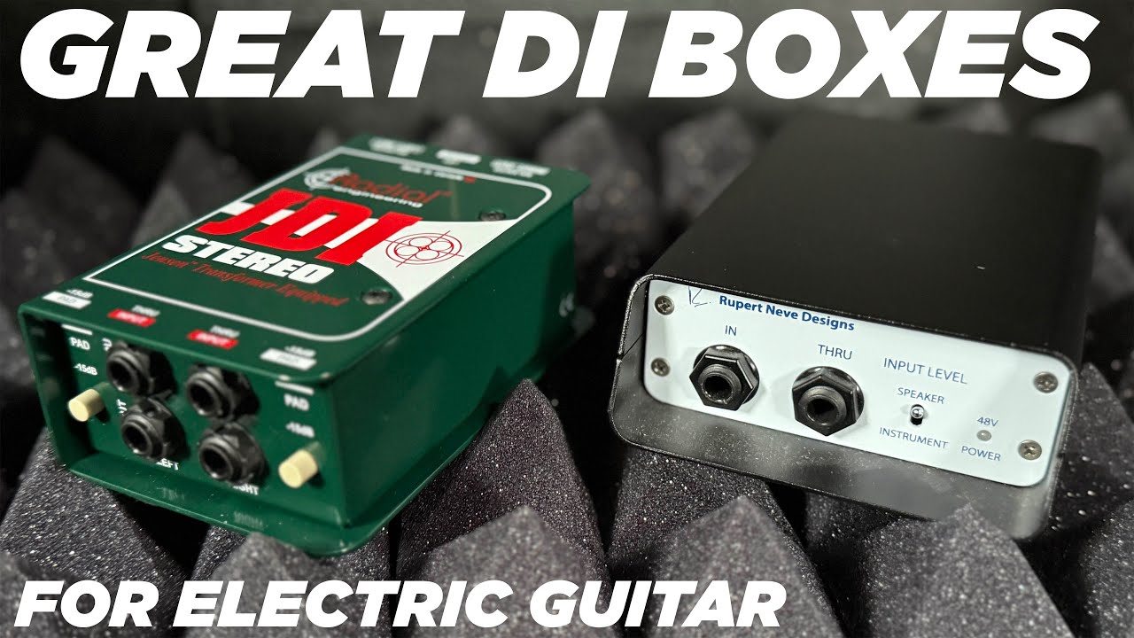 Two great DI Boxes for your using your modeler live or getting your ...