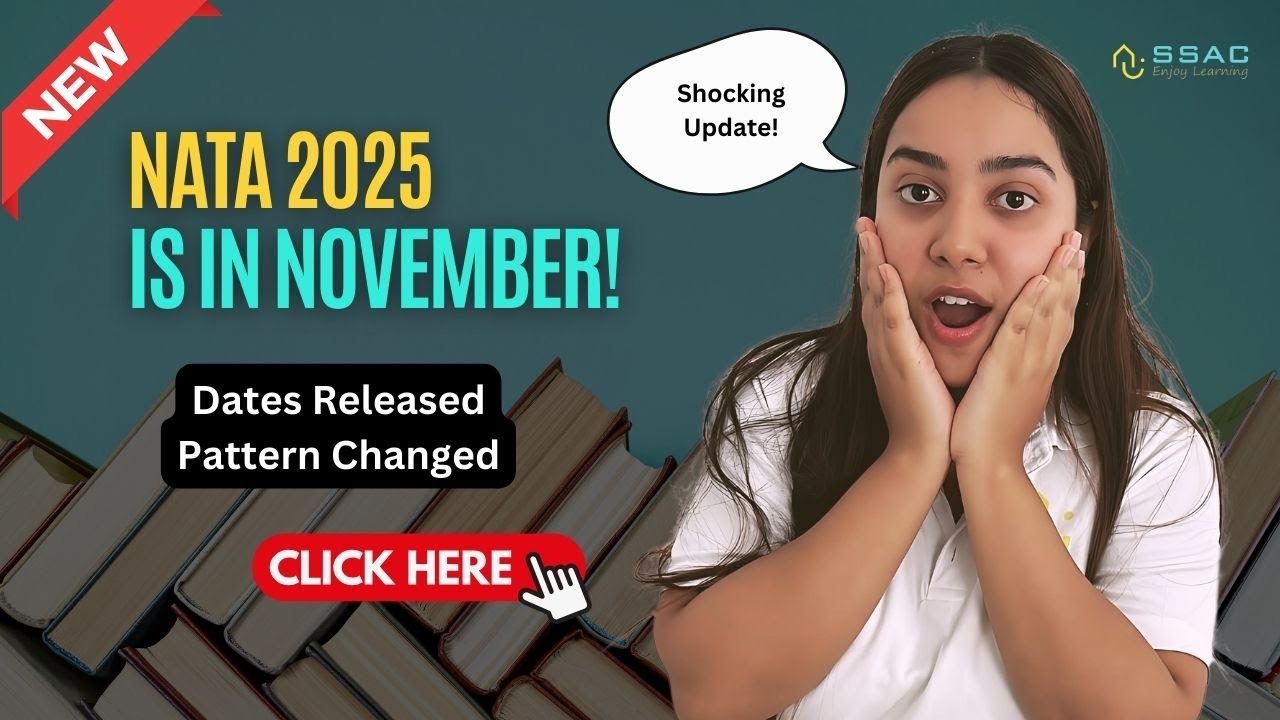 NATA 2025 Dates Released and Exam Pattern Changed | - YouTube