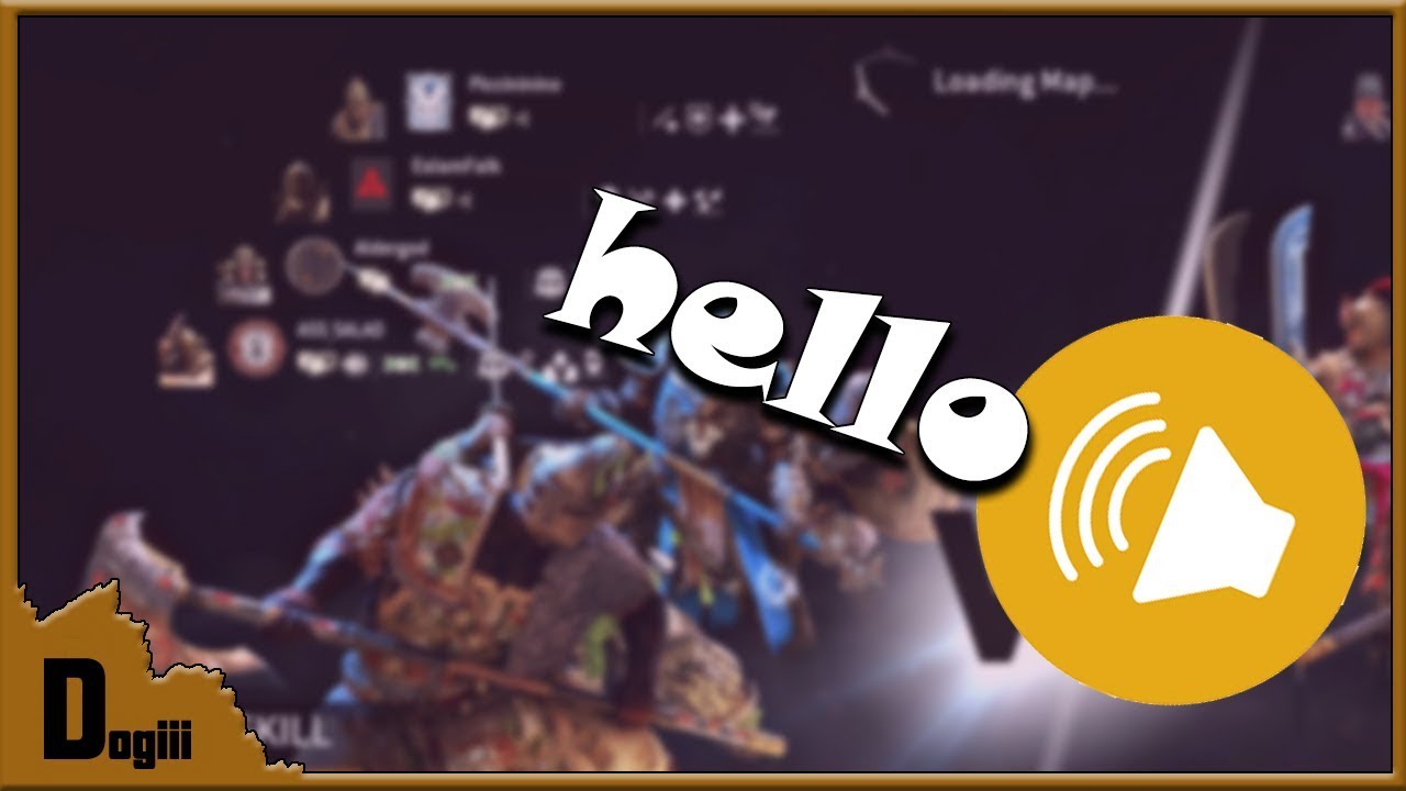 For Honor - Voice Chat? - YouTube