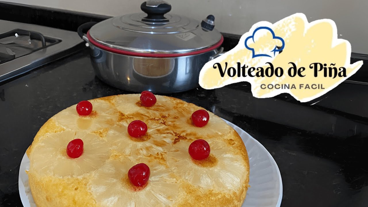 Aprende hacer un rico Volteado de piña con nosotros!! - YouTube