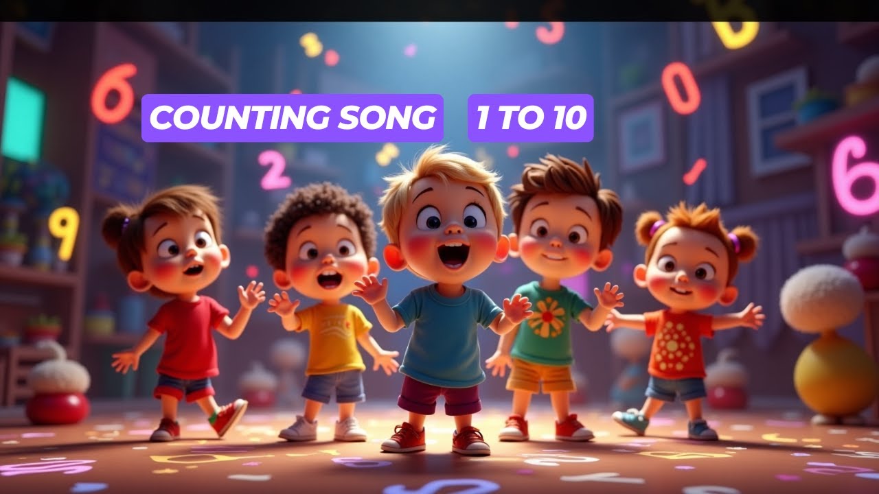 1 to 10 Counting Song for Kids | Learn Numbers with Fun | Nursery ...