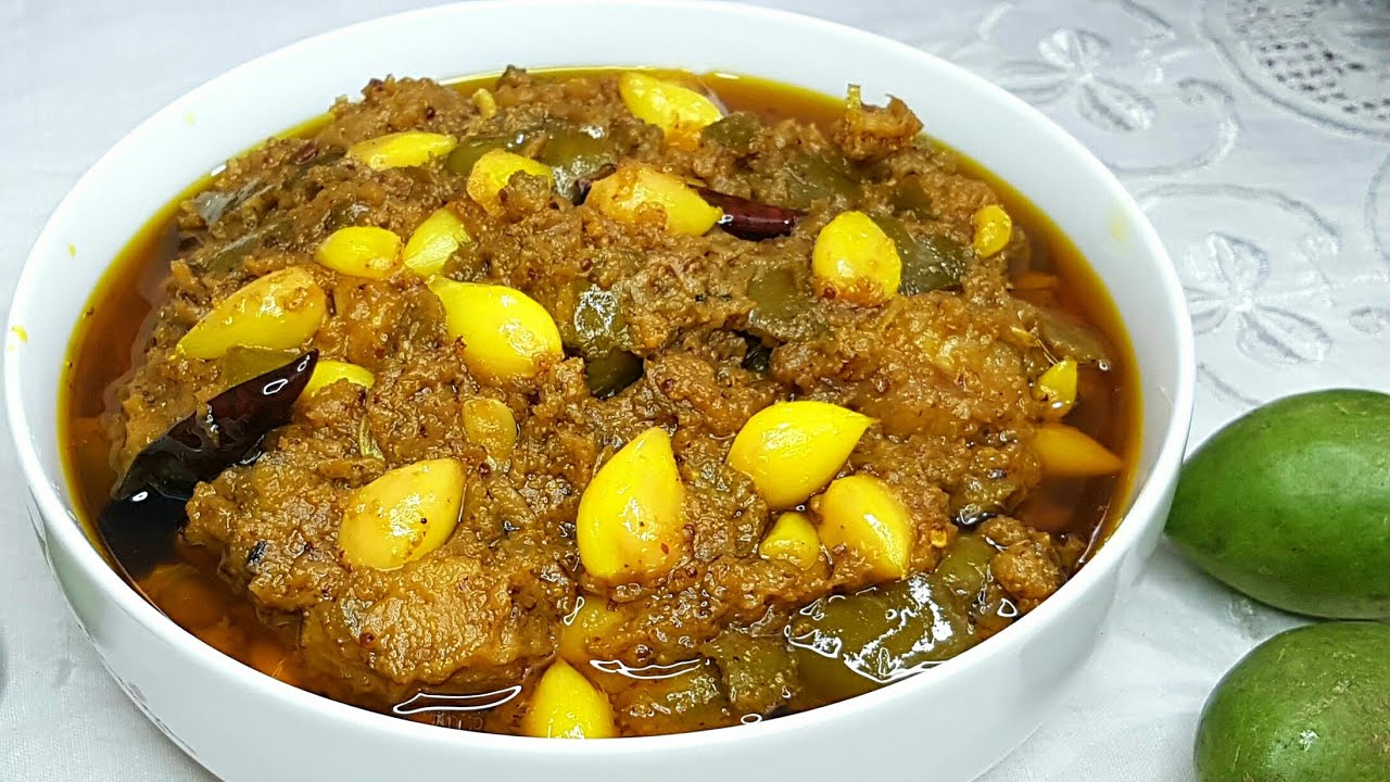 জলপাইয়ের টক ঝাল মিষ্টি আচার| Jolpai Achar Bangladeshi |Jolpai Achar ...