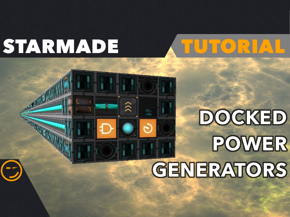 Starmade: How To Build Docked Power Generators Tutorial - YouTube