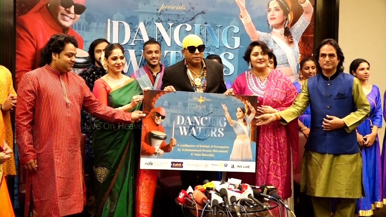 Dancing Water Show | Drums Sivamani Press Meet | Runa Rizvi | Neha ...
