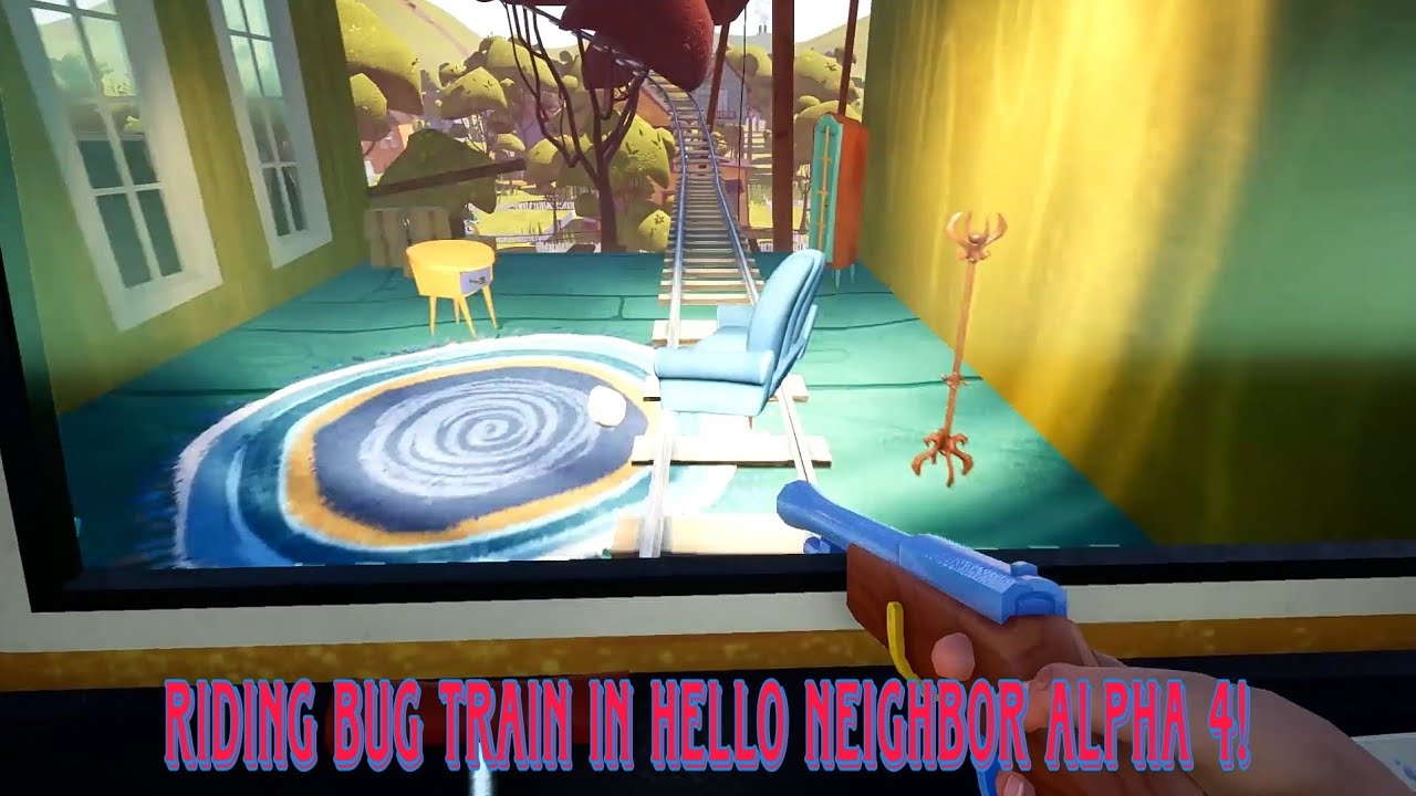 HELLO NEIGHBOR ALPHA 4 TRAIN BUG!?🚉 - YouTube