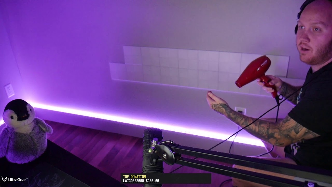 Tim figures out how to use a hairdryer - YouTube