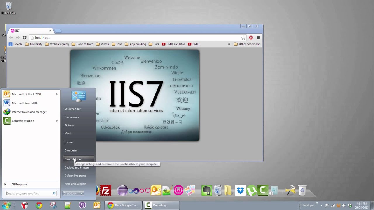 Wampserver Orange icon Port 80 - YouTube