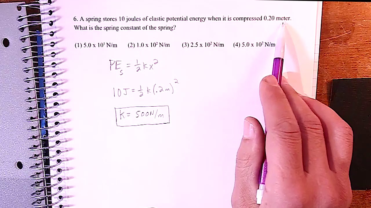 Ep 2.2 Part 4 Practice Problems (Work, Energy, Power) - YouTube