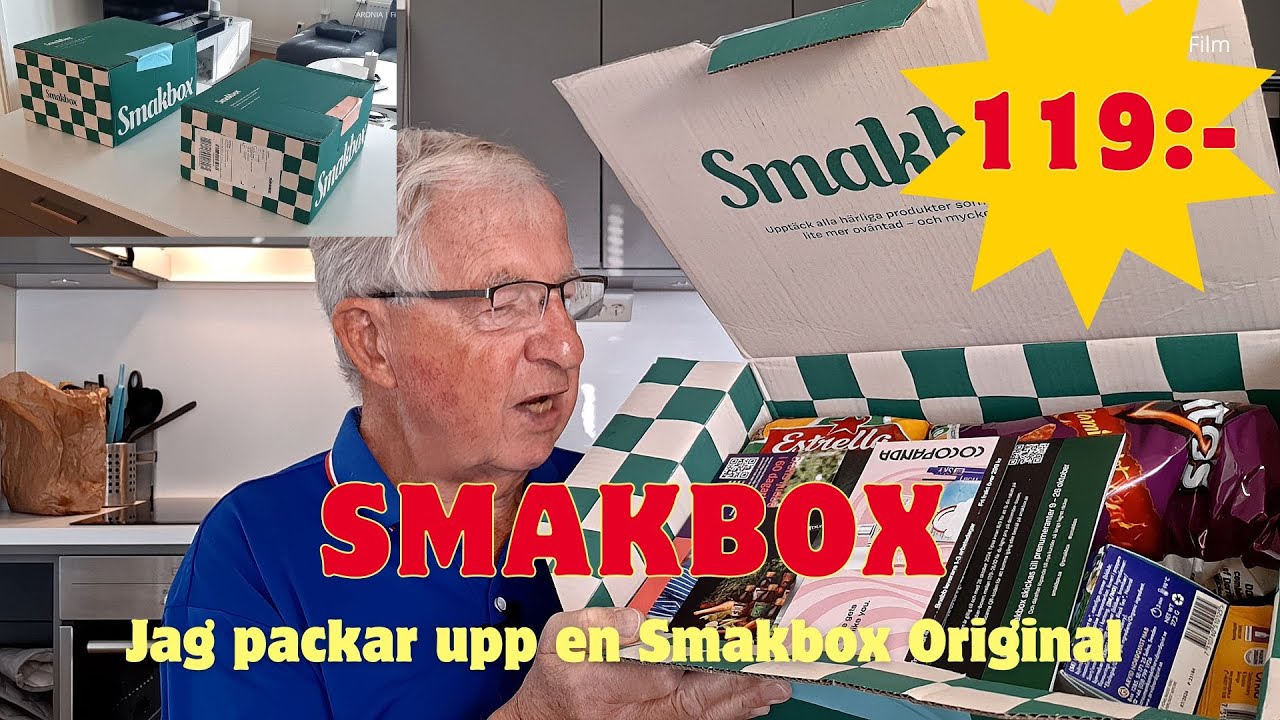 2024-09-20 SMAKBOXAR -Vi packar upp en Smakbox Original - YouTube