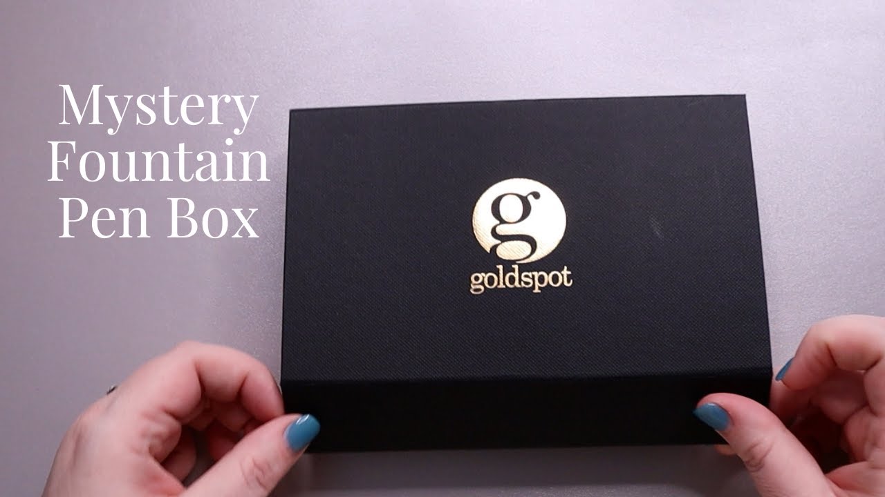 Unboxing Goldspot Mystery Dip Fountain Pen Box For January - YouTube