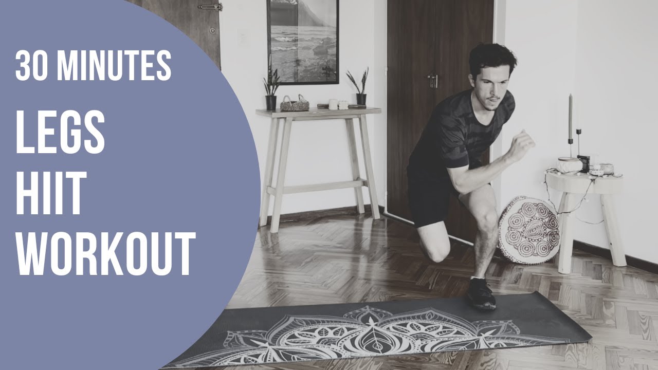 30 Minutes Legs Only HIIT Workout + Warm up - INTENSE - YouTube
