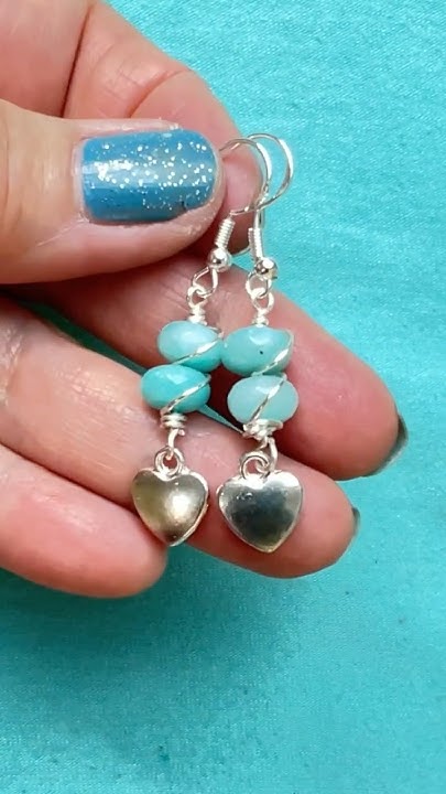 Wire Wrapping Jewelry Tutorial Wire Wrapped Earrings - YouTube