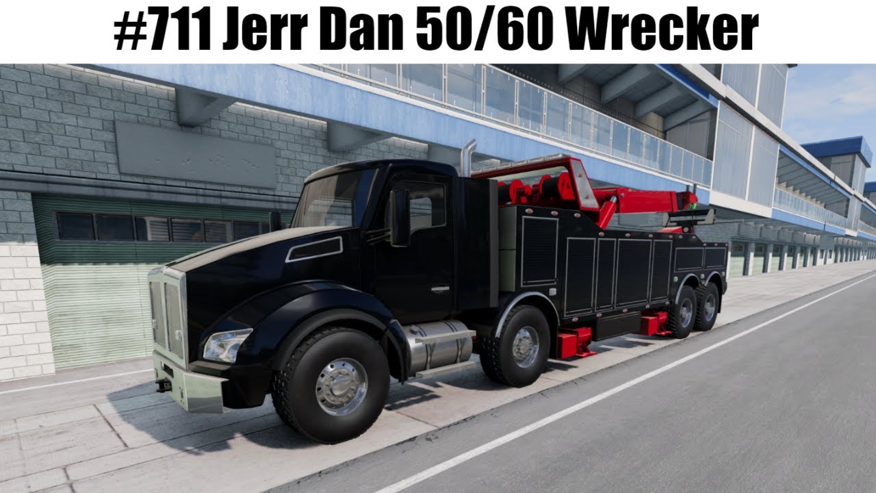West Coast Trial: Jerr Dan 50/60 Wrecker (Beamng Drive) - YouTube
