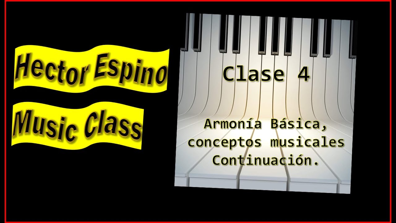 Armonía básica (Continuación). Master Class 4 - YouTube
