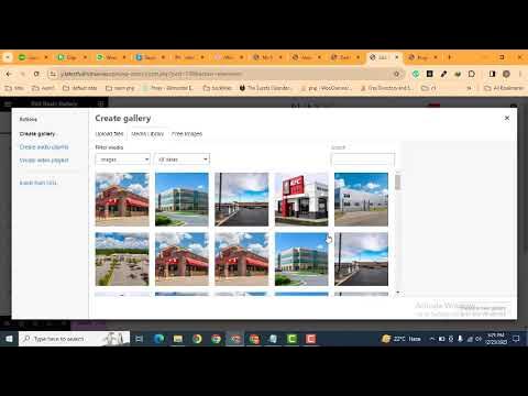 How to create a gallery page in wordpress website - YouTube