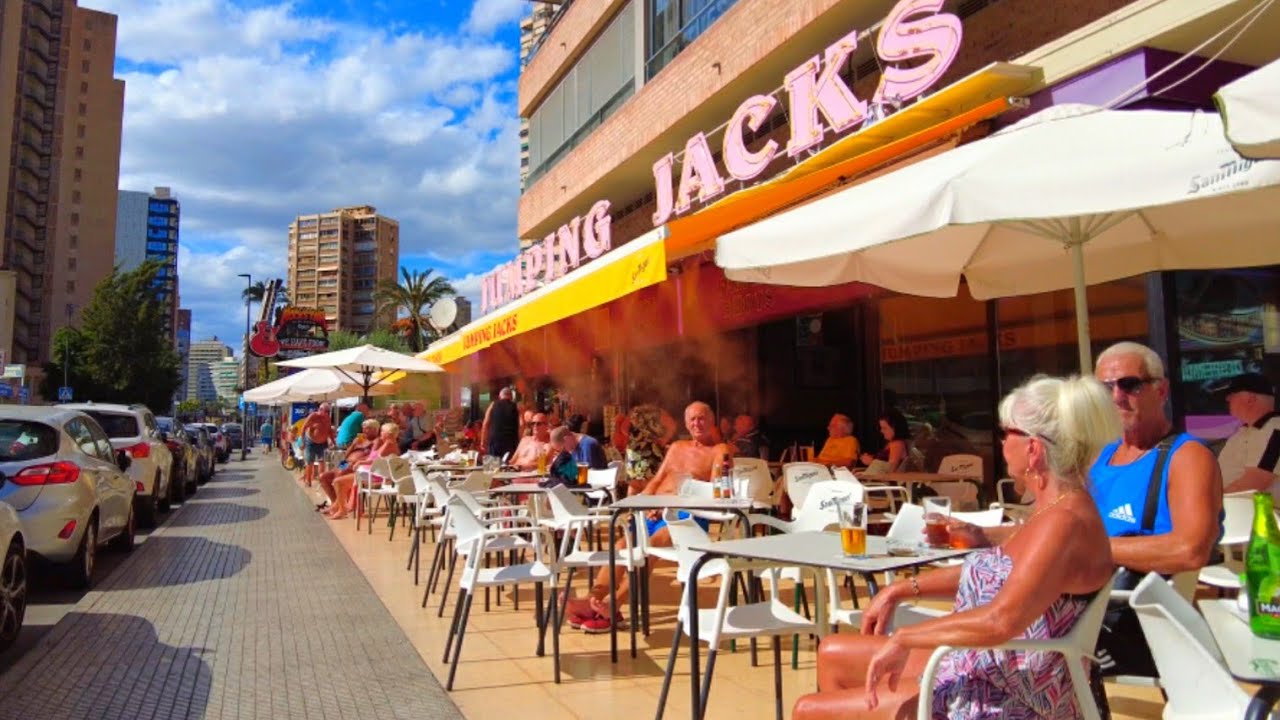 BENIDORM 🇪🇦 BRITISH BARS & PUBS October 2023 Costa Blanca SPAIN 4K ...