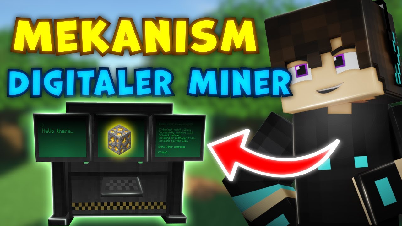 Minecraft Mekanism (ATM7): Digitaler Miner / Schürfer Tutorial german ...