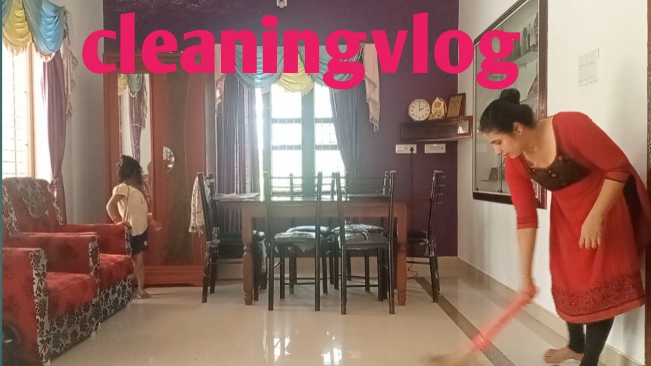 കരണ്ട് എന്നെ പറ്റിച്ചു😔/House cleaning video - YouTube