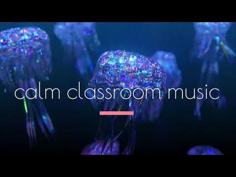 Calm Classroom Focus Music - Rainbow Jellyfish Piano Ambient Noise - 1 ...