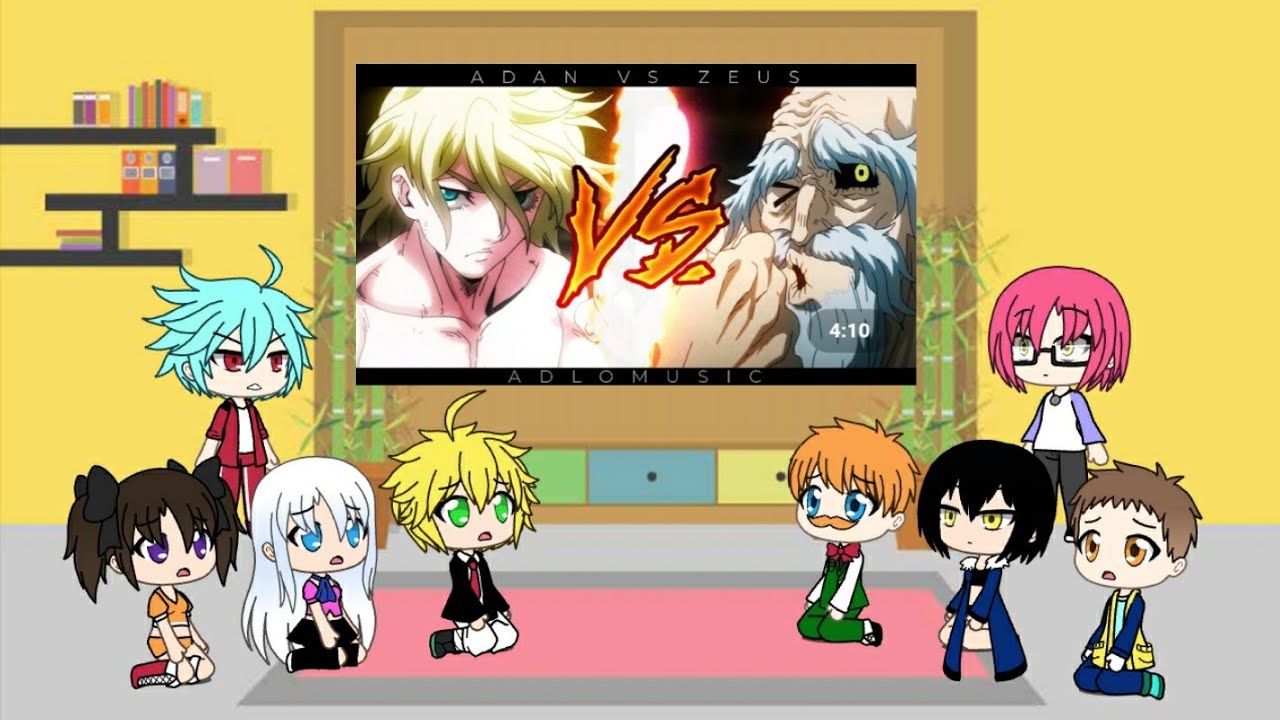 Nanatsu No Taizai reacciona a Rap de Adán vs Zeus Shuumatsu No Valkirye ...