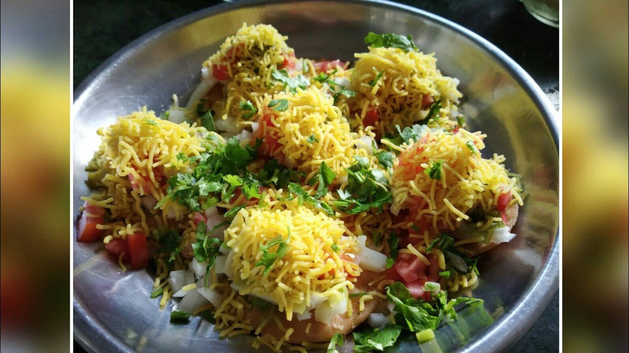 Sev Puri Recipe | Flat Crispy Sev Puri | Indian Chaat Recipe | Snacks ...