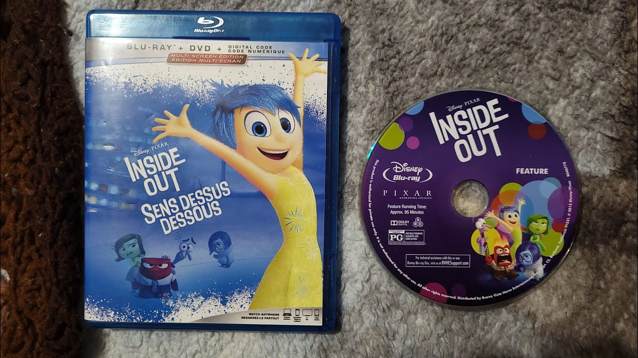 Opening to Inside Out 2015 Blu ray (2019 Repaint) - YouTube