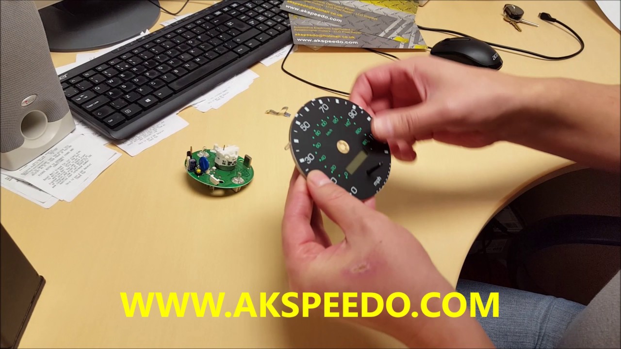 Land Rover Defender 90 Speedometer LCD Pixel Repair - YouTube