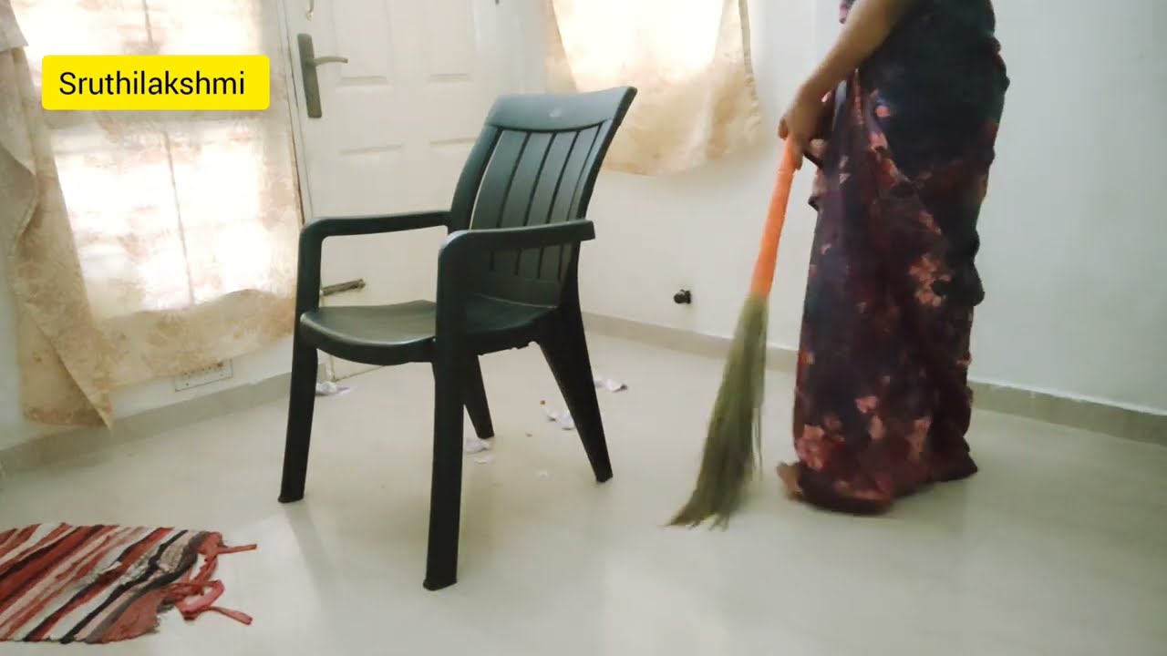 Deep Cleaning Vlog💖Saree Tucking 💖 Room Cleaning 💖 - YouTube